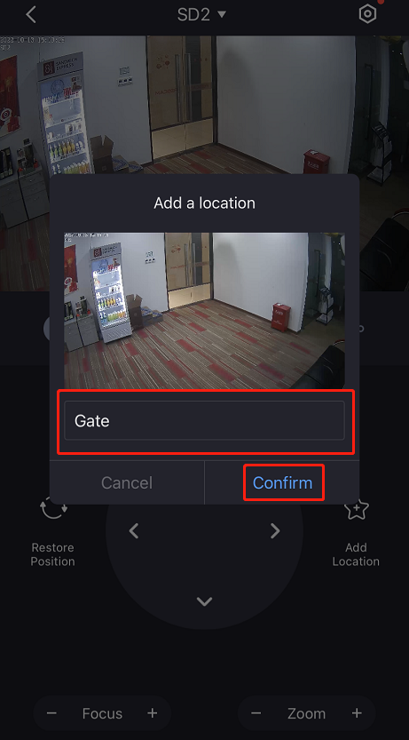 How to add preset position and delete it for camera on Foscam app ...